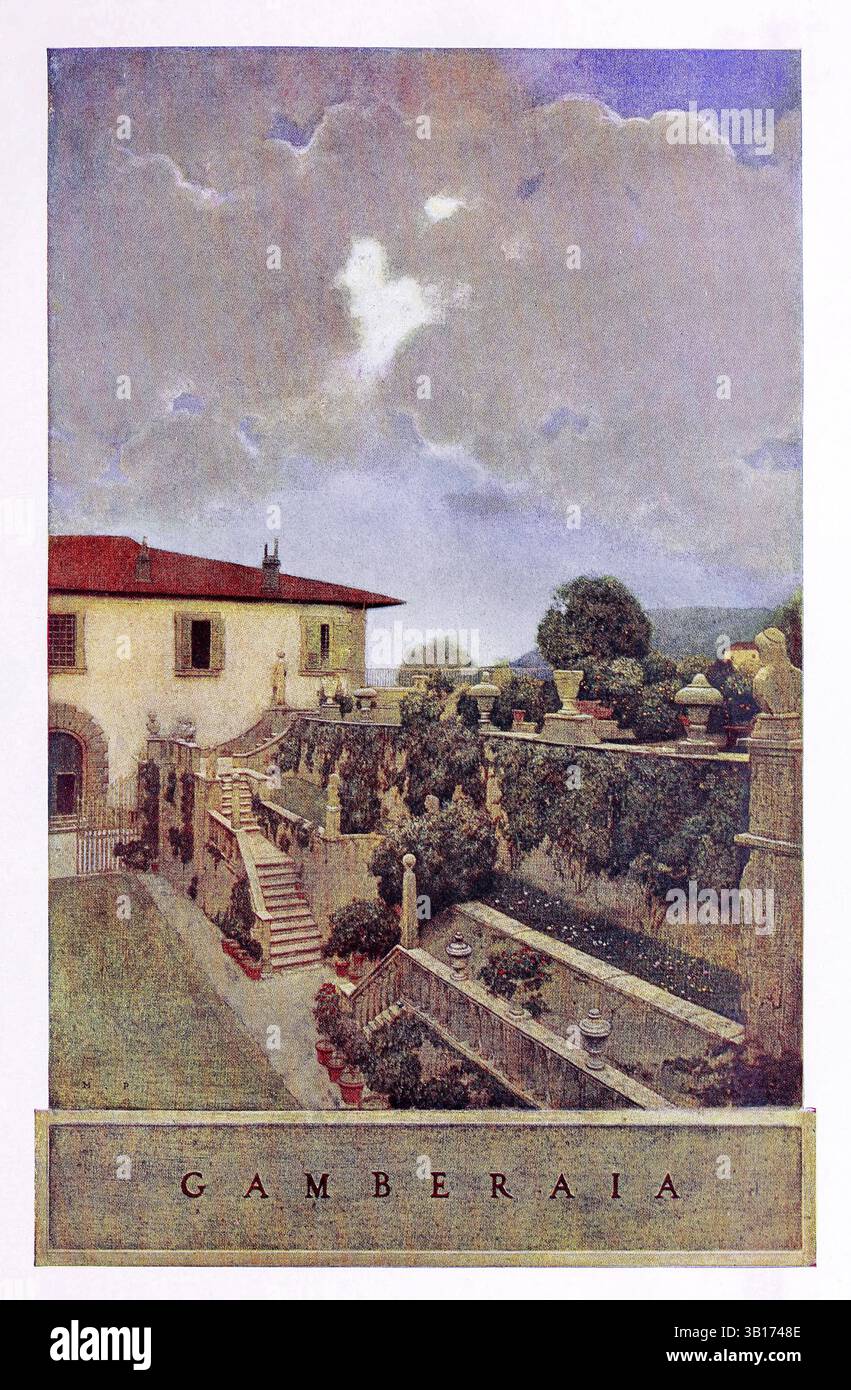 Gamberaia (1904) by Edith Wharton, from Italian Villas and Their ...