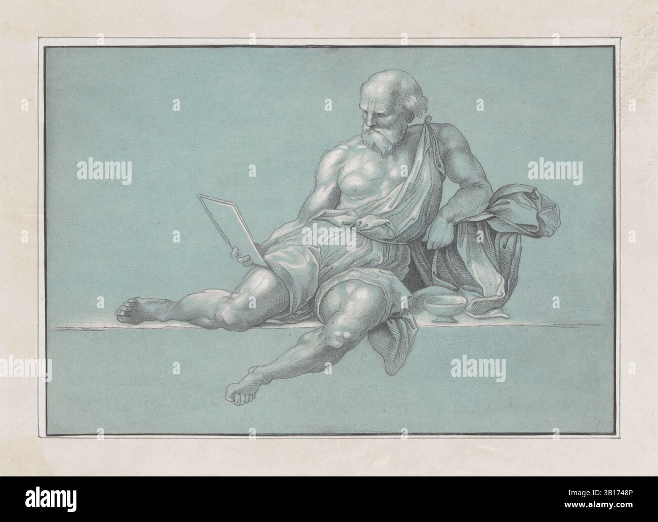 **Philosopher** (1783) by **Maria Catharina Prestel**. A thoughtful ...