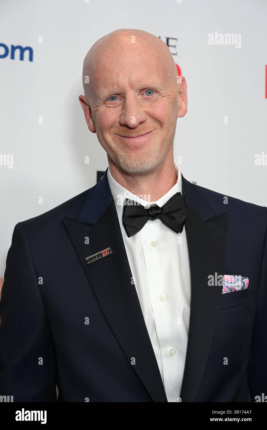 Tim Cadogan, CEO of GoFundMe, attends the 2025 TIME 100 Most ...