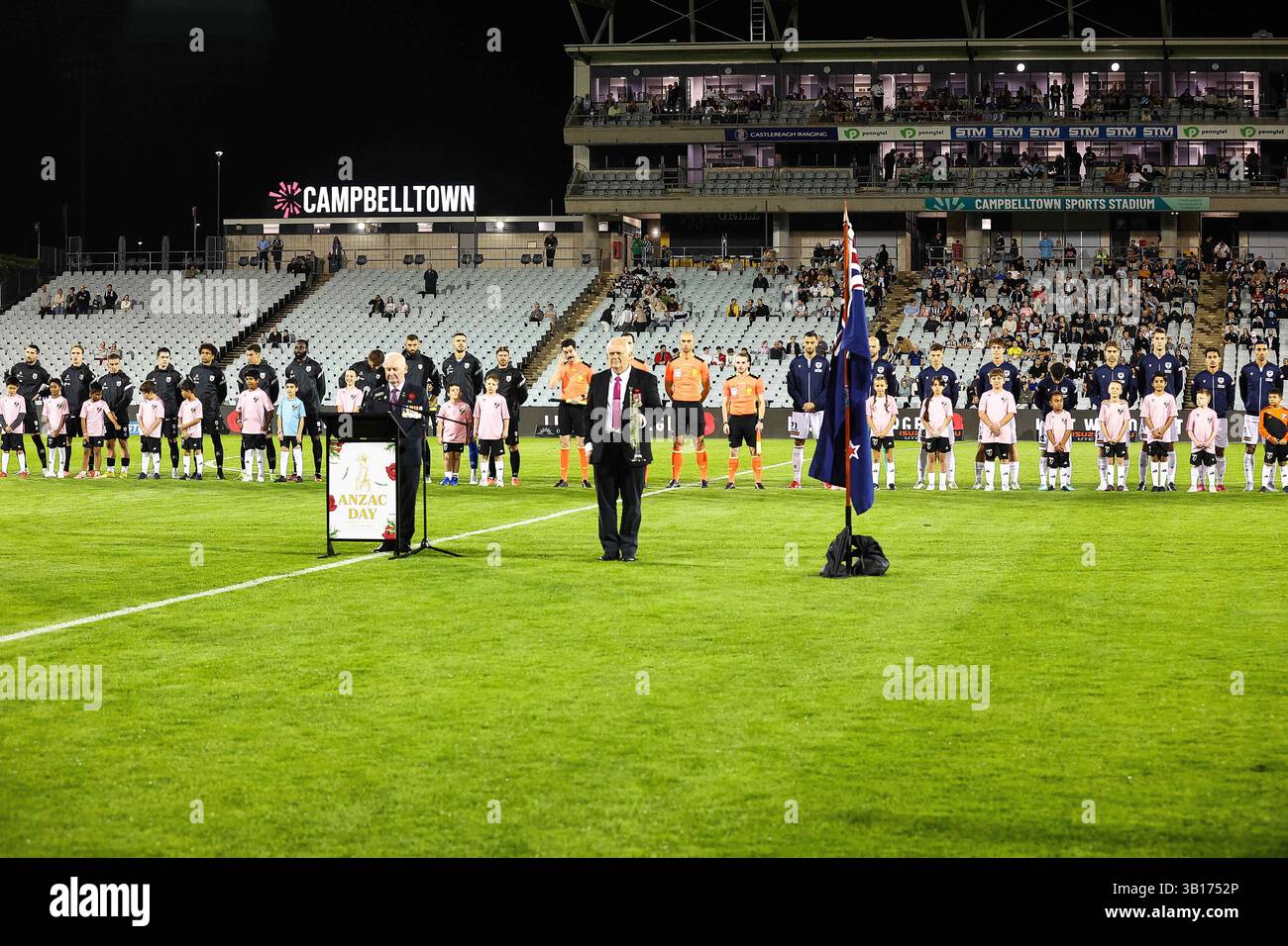 25th April 2025; Campbelltown Stadium, Sydney, NSW, Australia: A League ...
