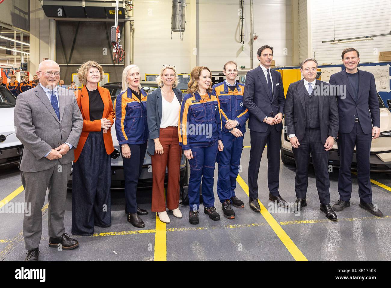 Gent, Belgium. 25th Apr, 2025. Minister of Climate and Mobility Jean ...