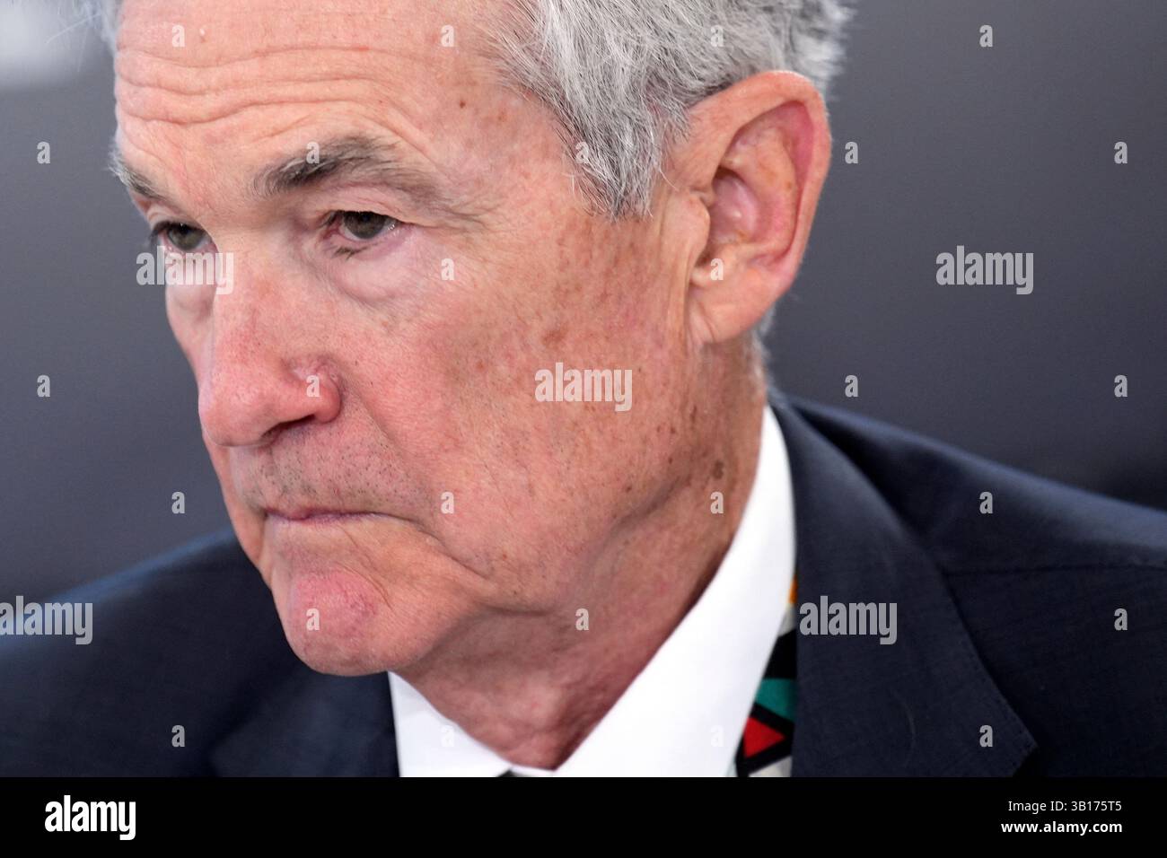 Washington, United States. 25th Apr, 2025. Federal Reserve Chairman ...