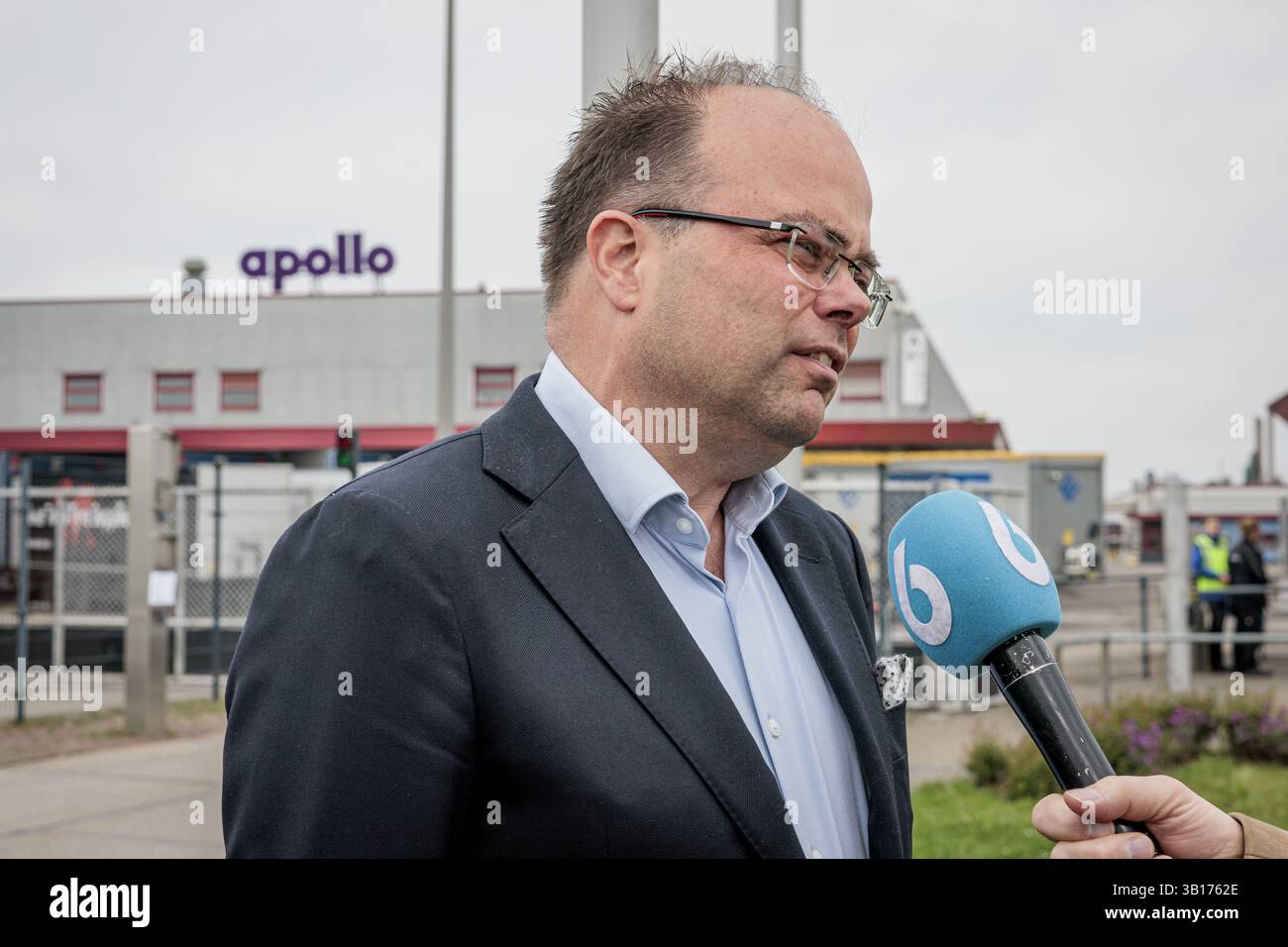 ENSCHEDE - Spokesman Ben Posthumus comments after an important meeting ...