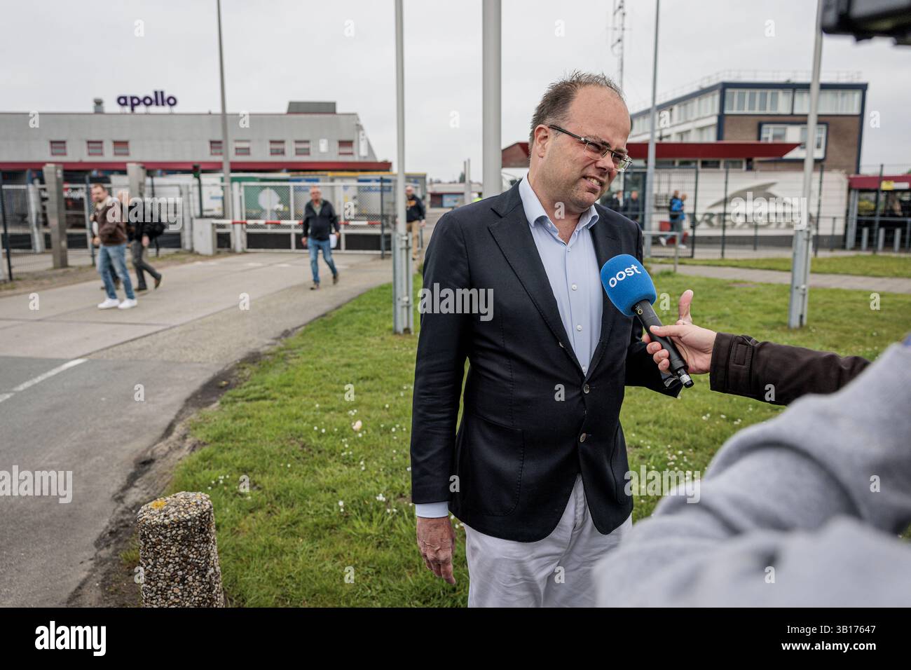 ENSCHEDE - Spokesman Ben Posthumus comments after an important meeting ...