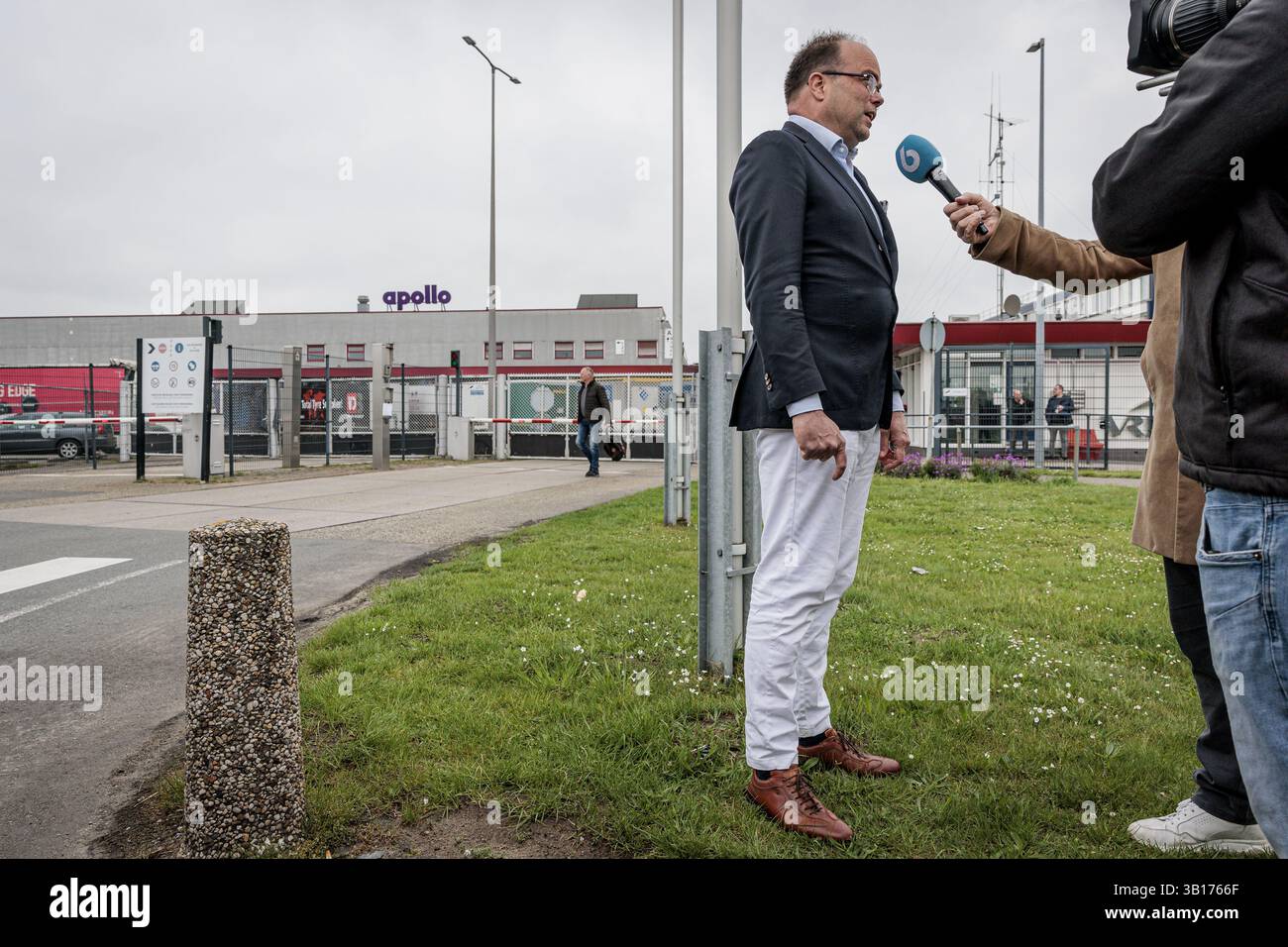 ENSCHEDE - Spokesman Ben Posthumus comments after an important meeting ...