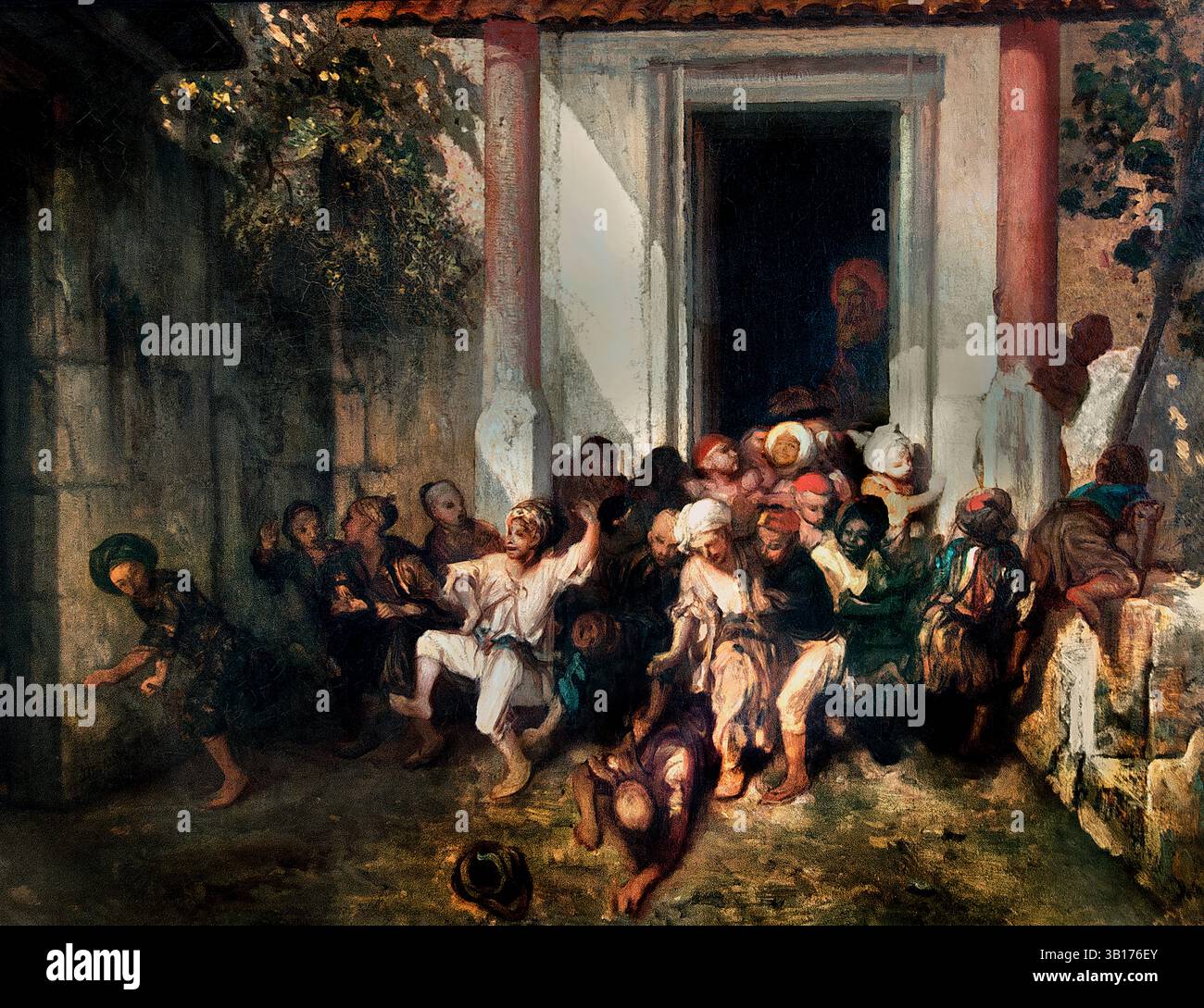 Sortie de l'école turque - Leaving school Turkish 1841 by Alexandre ...