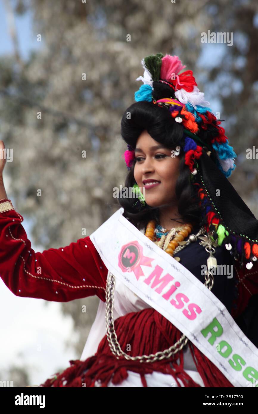 Morocco -Kalaat MGouna April 28th, 2023. Miss Roses of 58th edition of ...