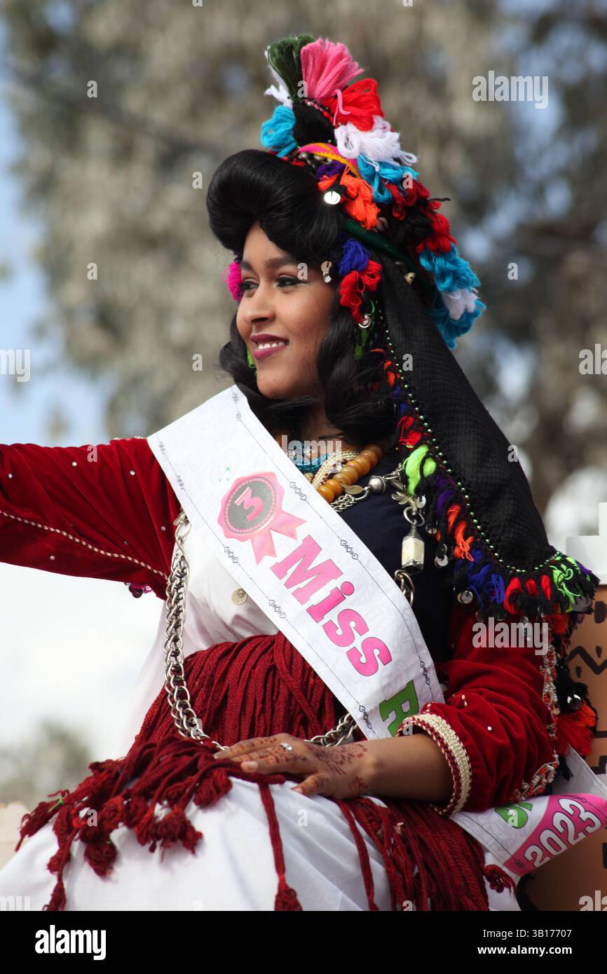 Morocco -Kalaat MGouna April 28th, 2023. Miss Roses of 58th edition of ...