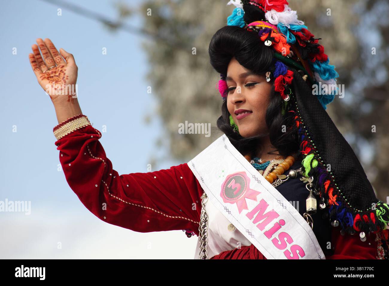 Morocco -Kalaat MGouna April 28th, 2023. Miss Roses of 58th edition of ...