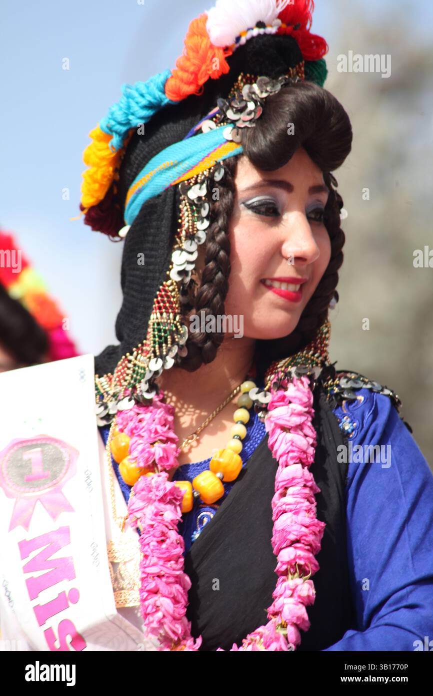 Morocco -Kalaat MGouna April 28th, 2023. Miss Roses of 58th edition of ...