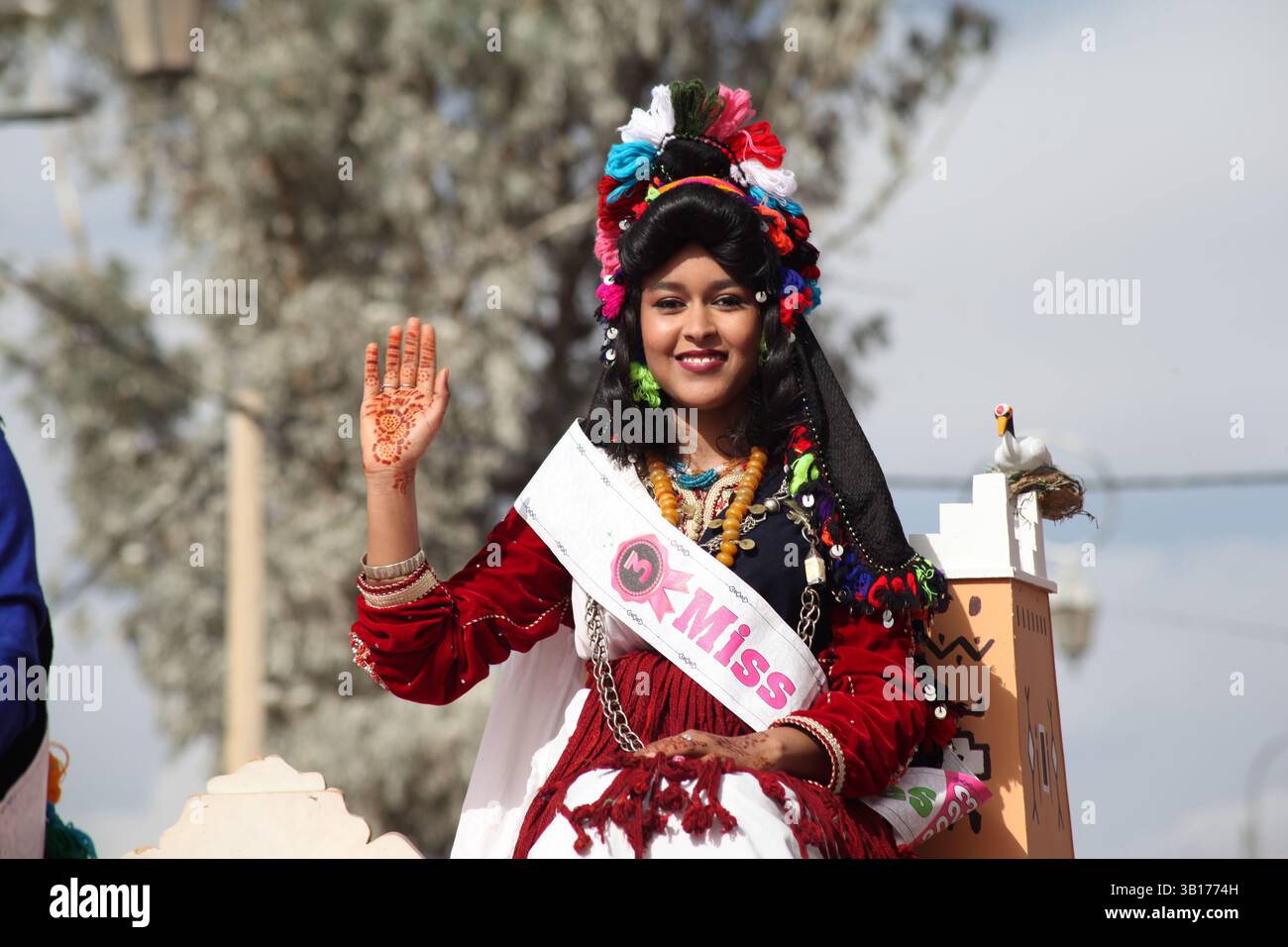 Morocco -Kalaat MGouna April 28th, 2023. Miss Roses of 58th edition of ...