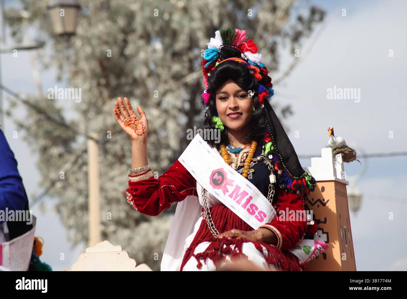Morocco -Kalaat MGouna April 28th, 2023. Miss Roses of 58th edition of ...