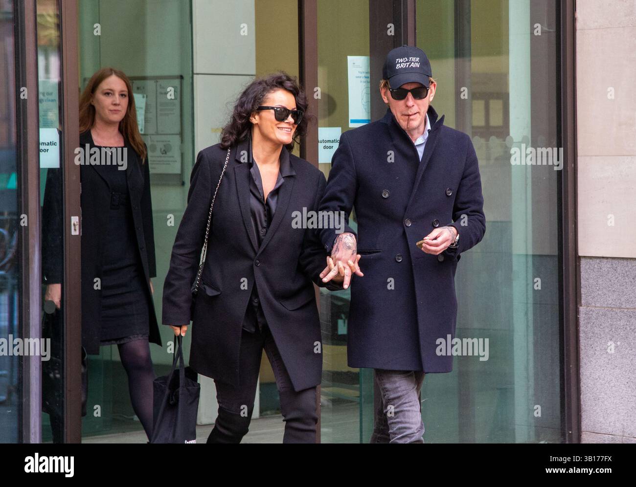 London, England, UK. 25th Apr, 2025. LAUERENCE FOX leaves Westminster ...
