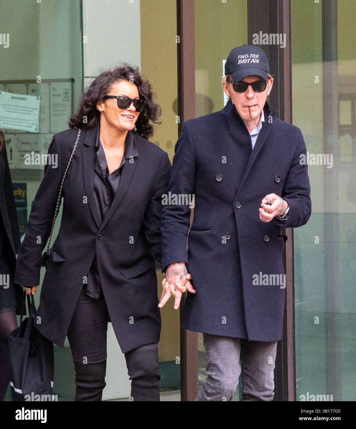 April 25, 2025, London, England, United Kingdom: LAUERENCE FOX leaves ...