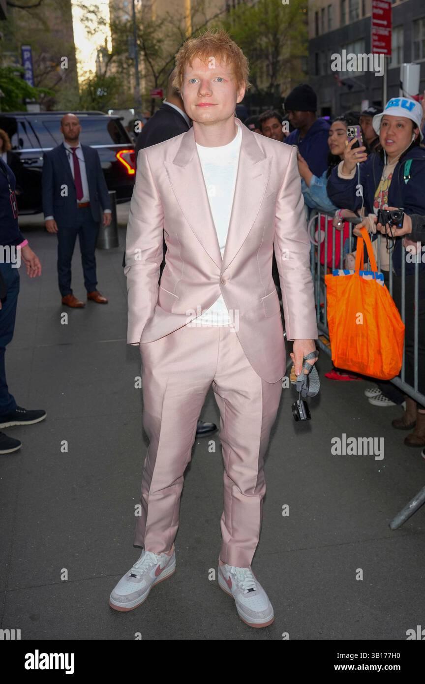 Photo by: zz/XNY/STAR MAX/IPx 2025 4/24/25 Ed Sheeran is seen arriving ...