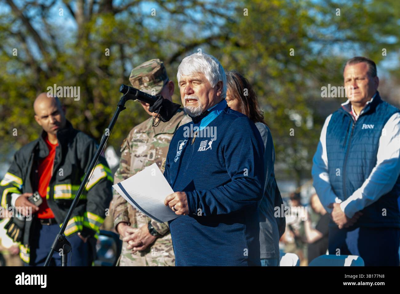 Medal of Honor recipient James "Doc" McCloughan at Tough Ruck 2025, an ...
