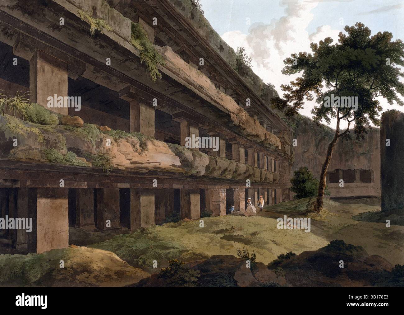 Tintali, Tin-Tali, hinduistischer Kailasa-Tempel von Ellora im ...