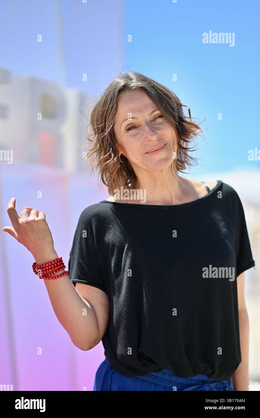Cannes, France. 25th Apr, 2025. Maidi Roth during the 8th Canneseries ...