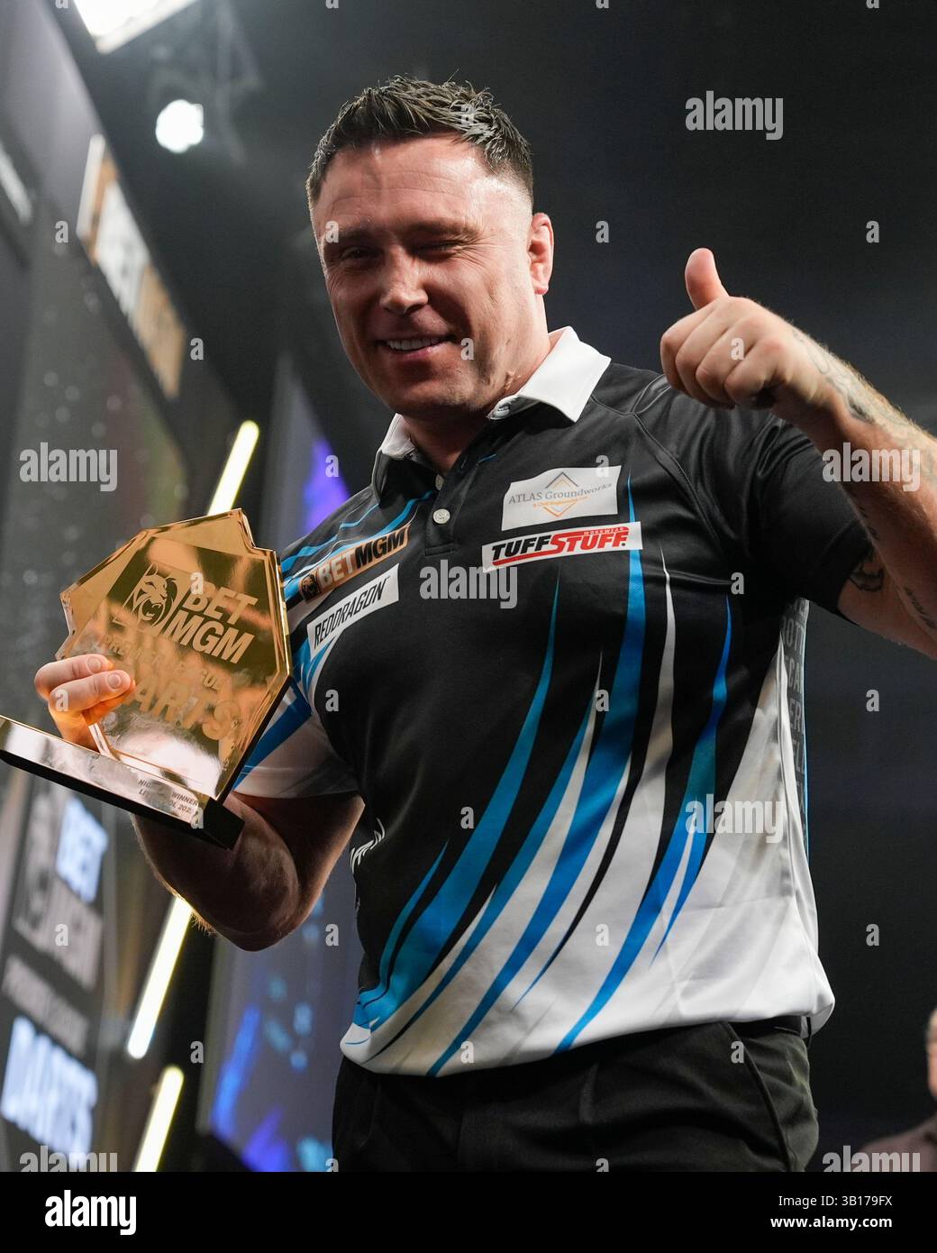 24th April 2025, M&S Bank Arena, Liverpool, England; 2025 PDC Premier ...