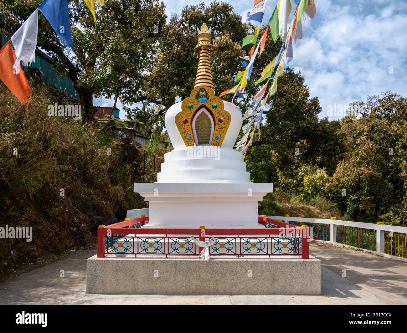 Tibetan Buddhist Temple, Charleville, Mussoorie, Uttarakhand, India ...