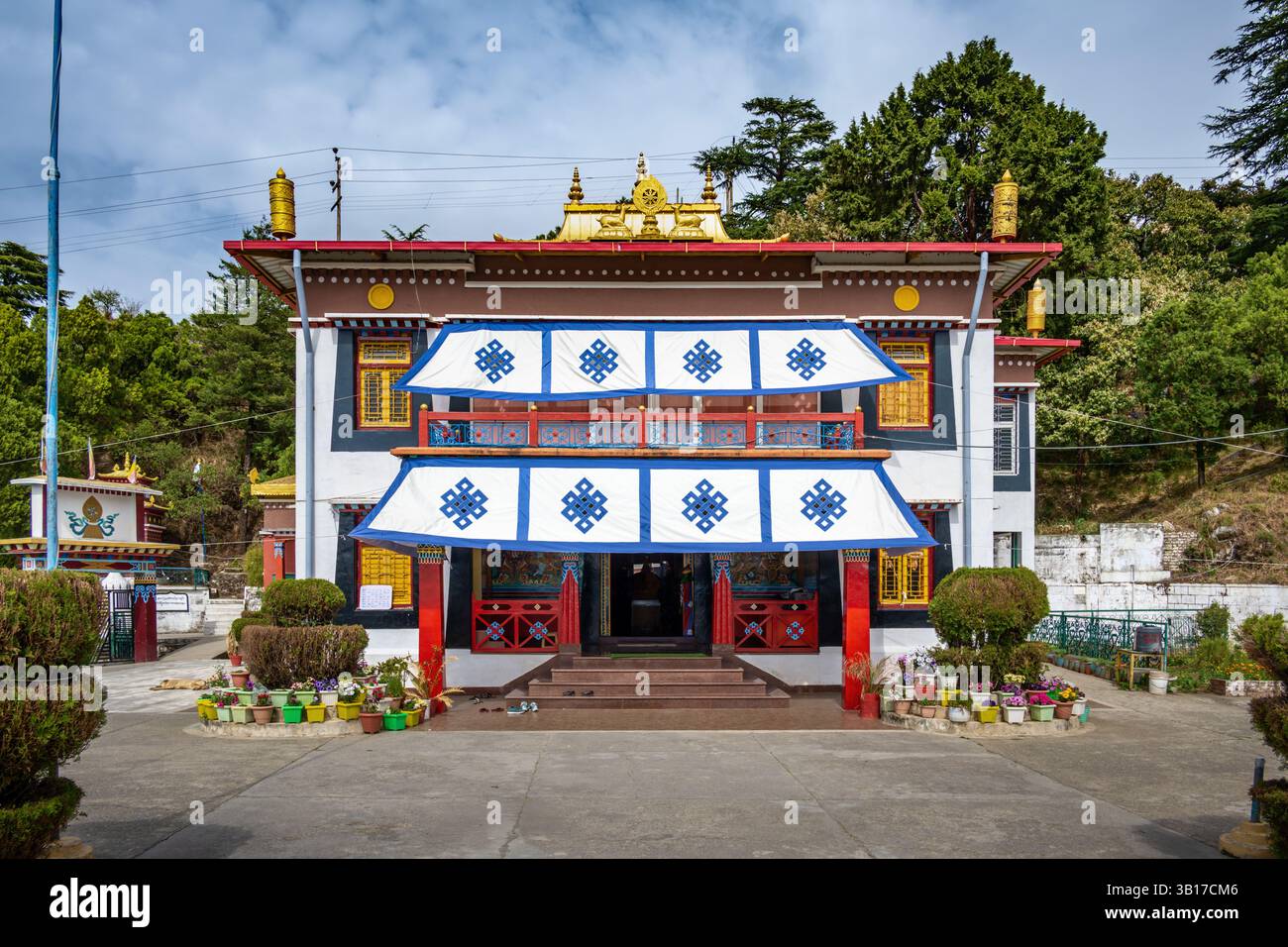 Tibetan Buddhist Temple, Charleville, Mussoorie, Uttarakhand, India ...