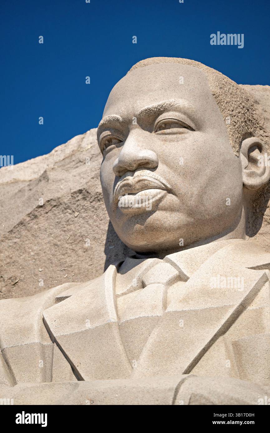 WASHINGTON DC — The Martin Luther King Jr. Memorial features a 30-foot ...
