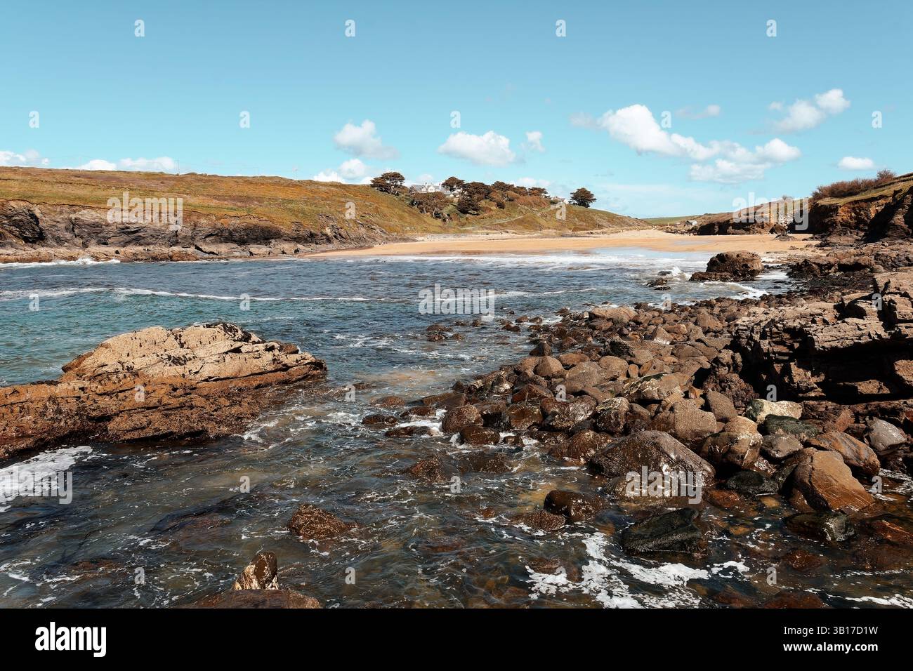 Poldhu england cornwall ocean sea hi-res stock photography and images ...