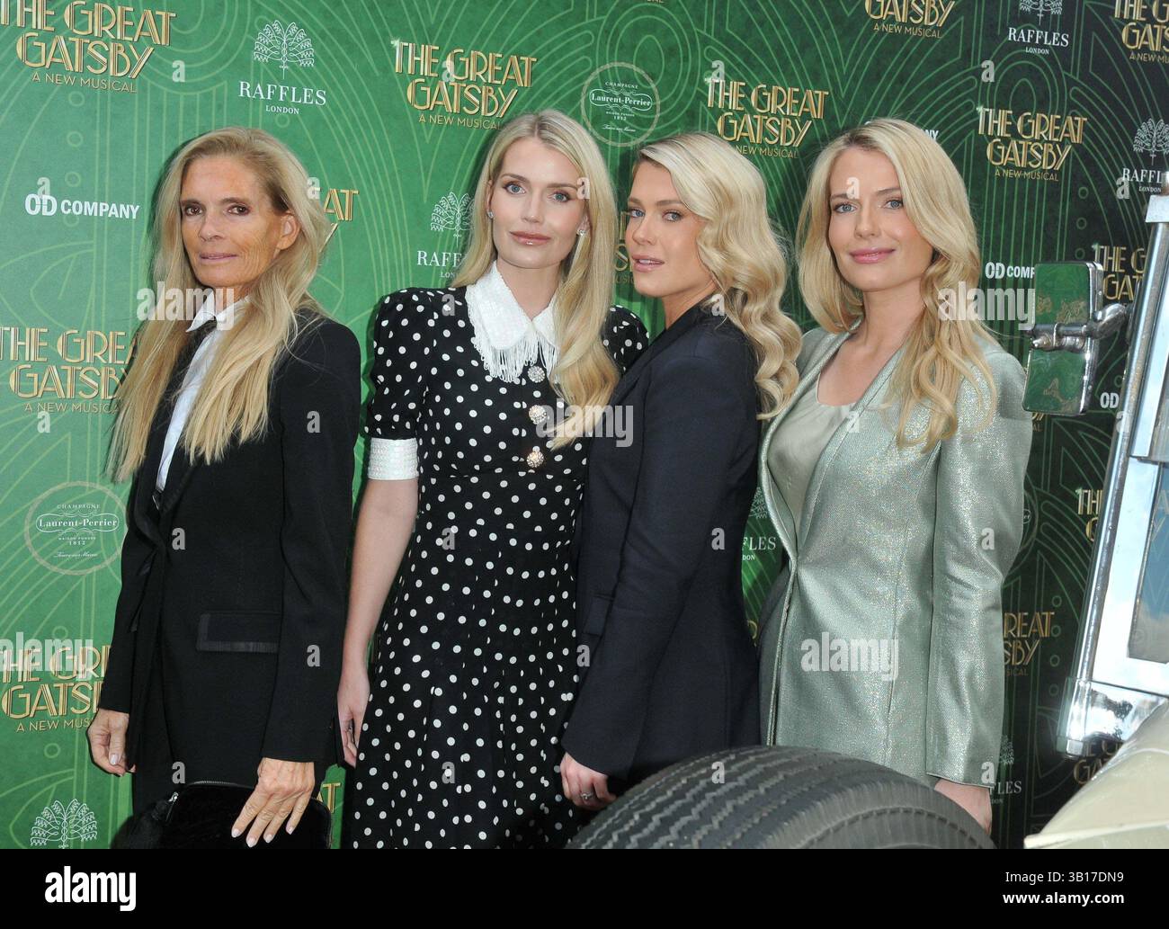 London, UK. 24th Apr, 2025. Victoria Aitken, Lady Kitty Spencer, Lady ...