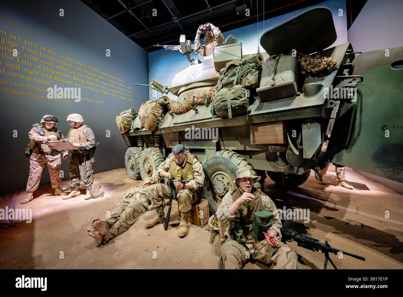 Gulf war ii exhibit hi-res stock photography and images - Alamy