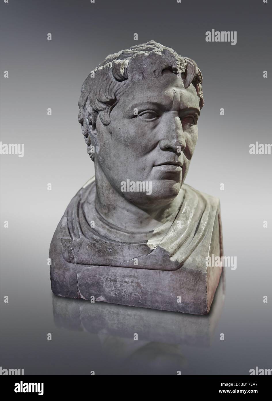 Ancient Roman marble portrait bust of Philetairos first king or ...
