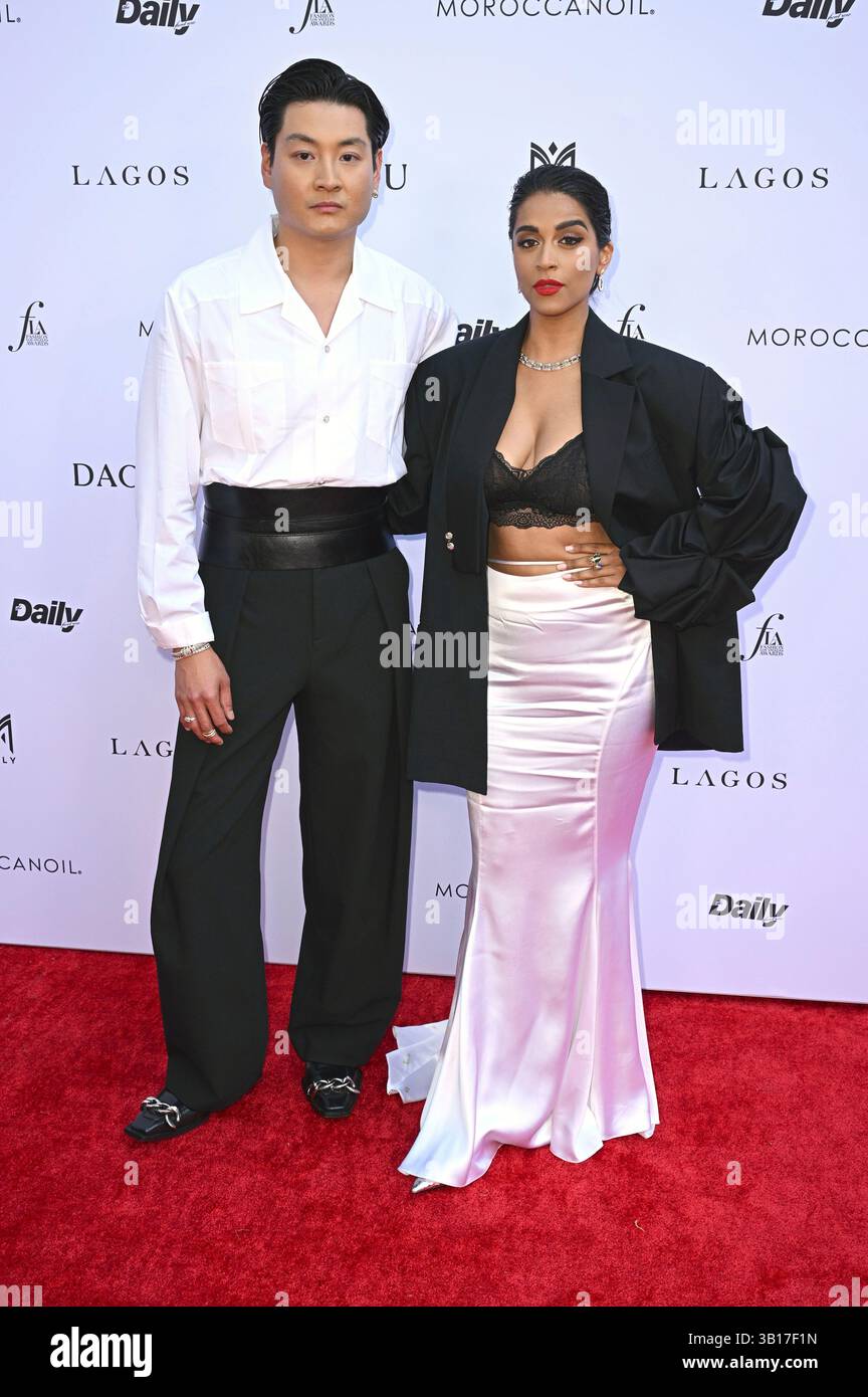 Benjamin Holtrop und Lilly Singh bei der Verleihung der 9. Fashion Los ...