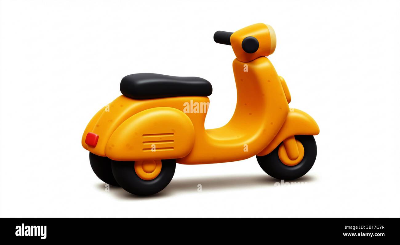 Simplistic scooter hi-res stock photography and images - Alamy