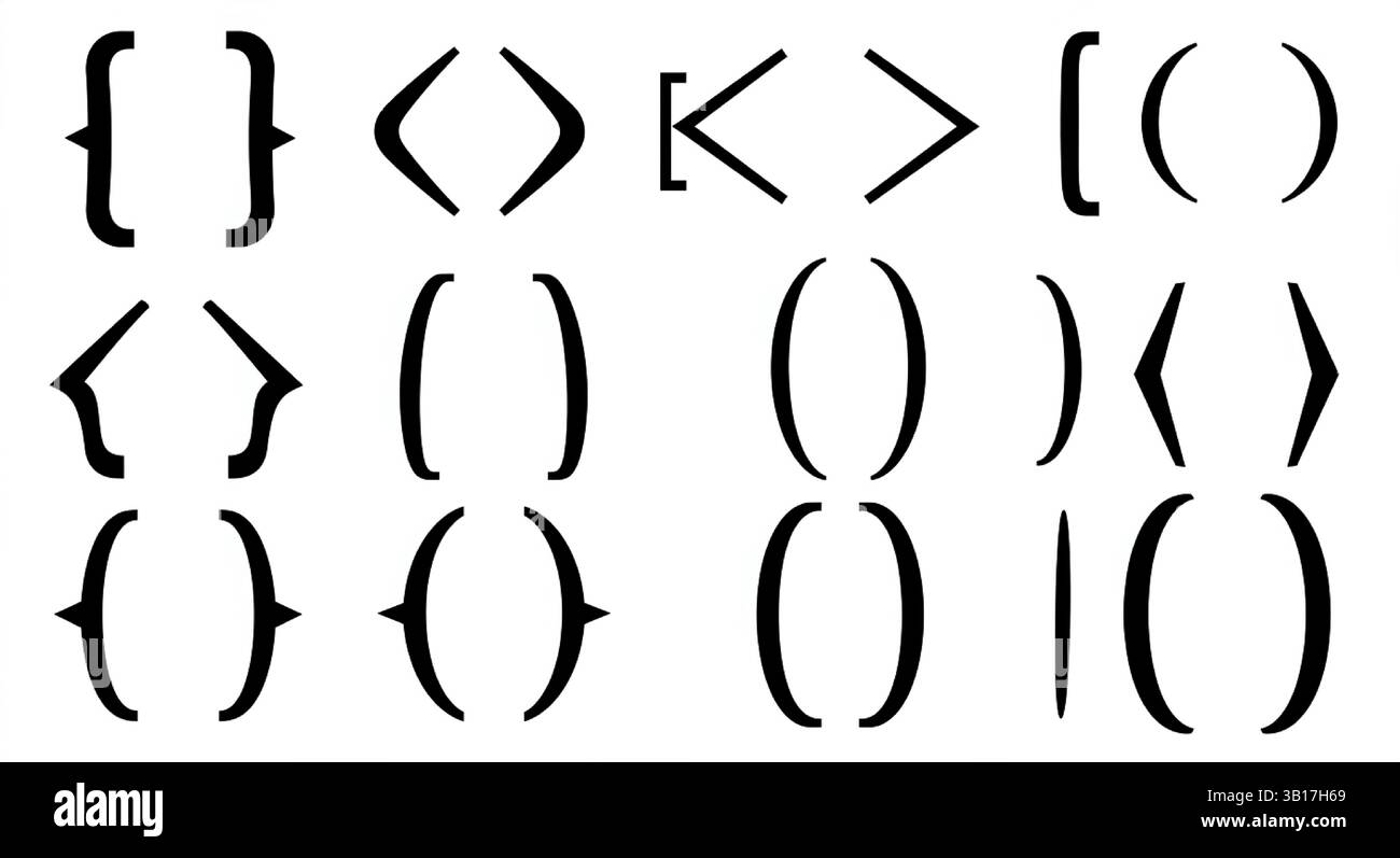 Clean textual symbols hi-res stock photography and images - Alamy