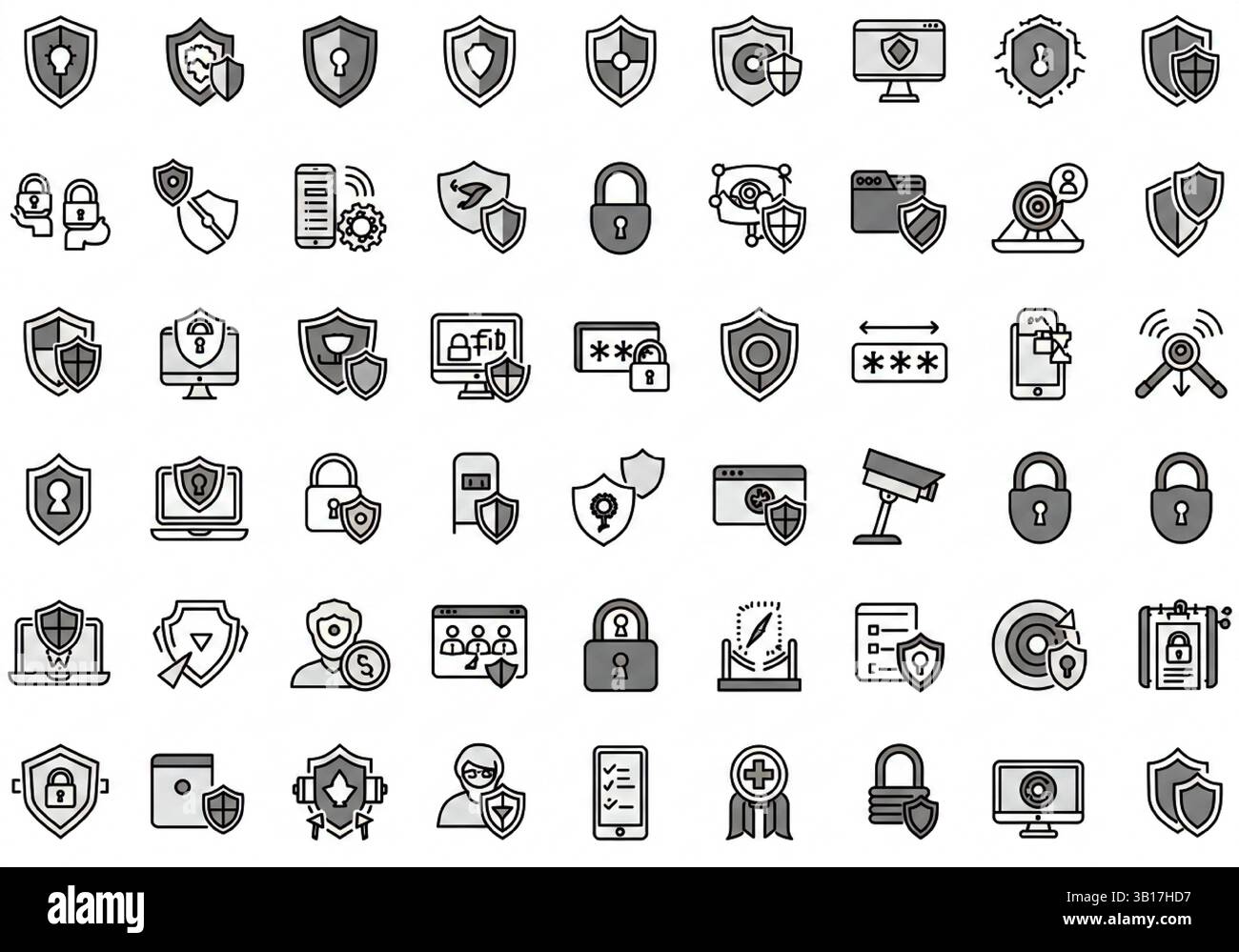 Innovative cybersecurity symbols hi-res stock photography and images - Alamy