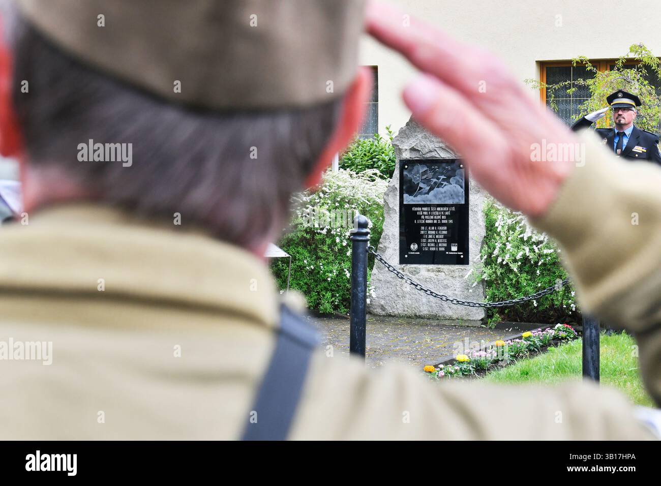 Skoda Works, Pilsen. 25th Apr, 2025. Commemorative act with unveiling ...