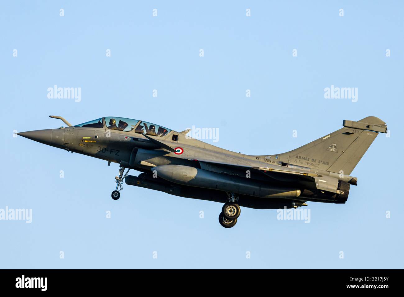 Leeuwarden, Netherlands April 2, 2025: French Air Force Dassualt Rafale ...