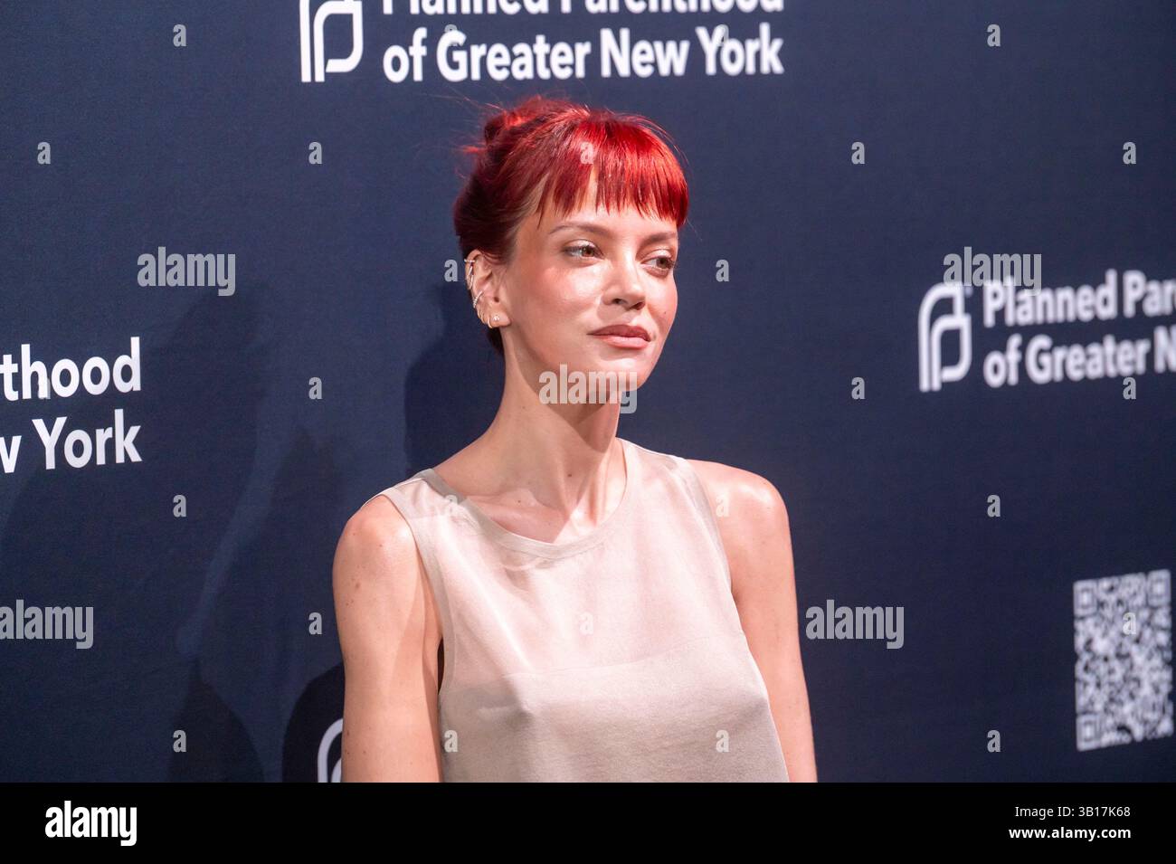 New York, United States. 24th Apr, 2025. Lily Allen attends the 2025 ...