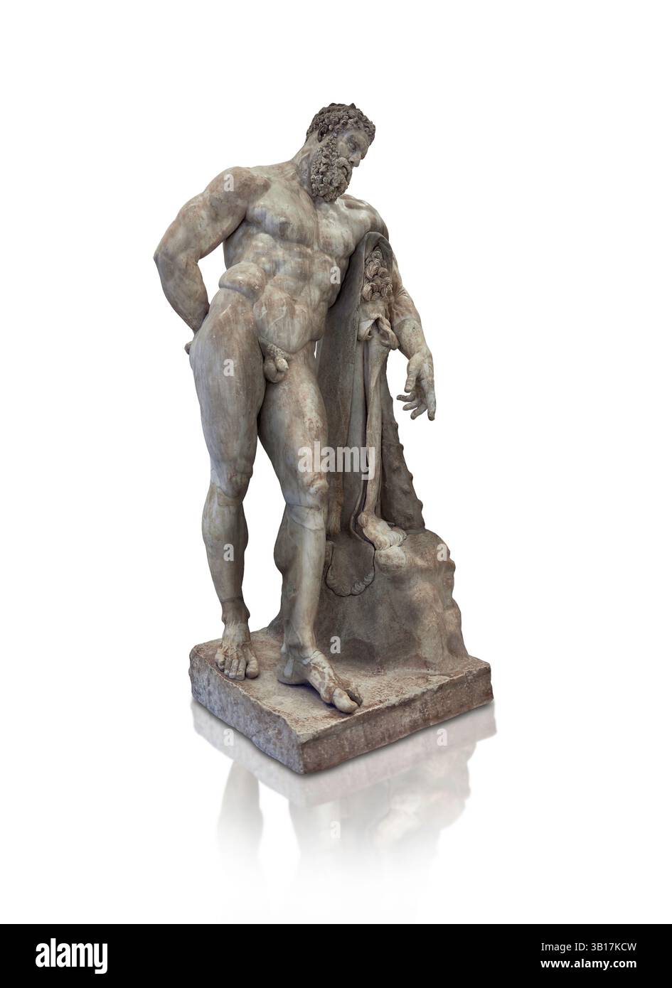 Roman statue of Hercules standing from the Baths of Caracalla, Rome ...