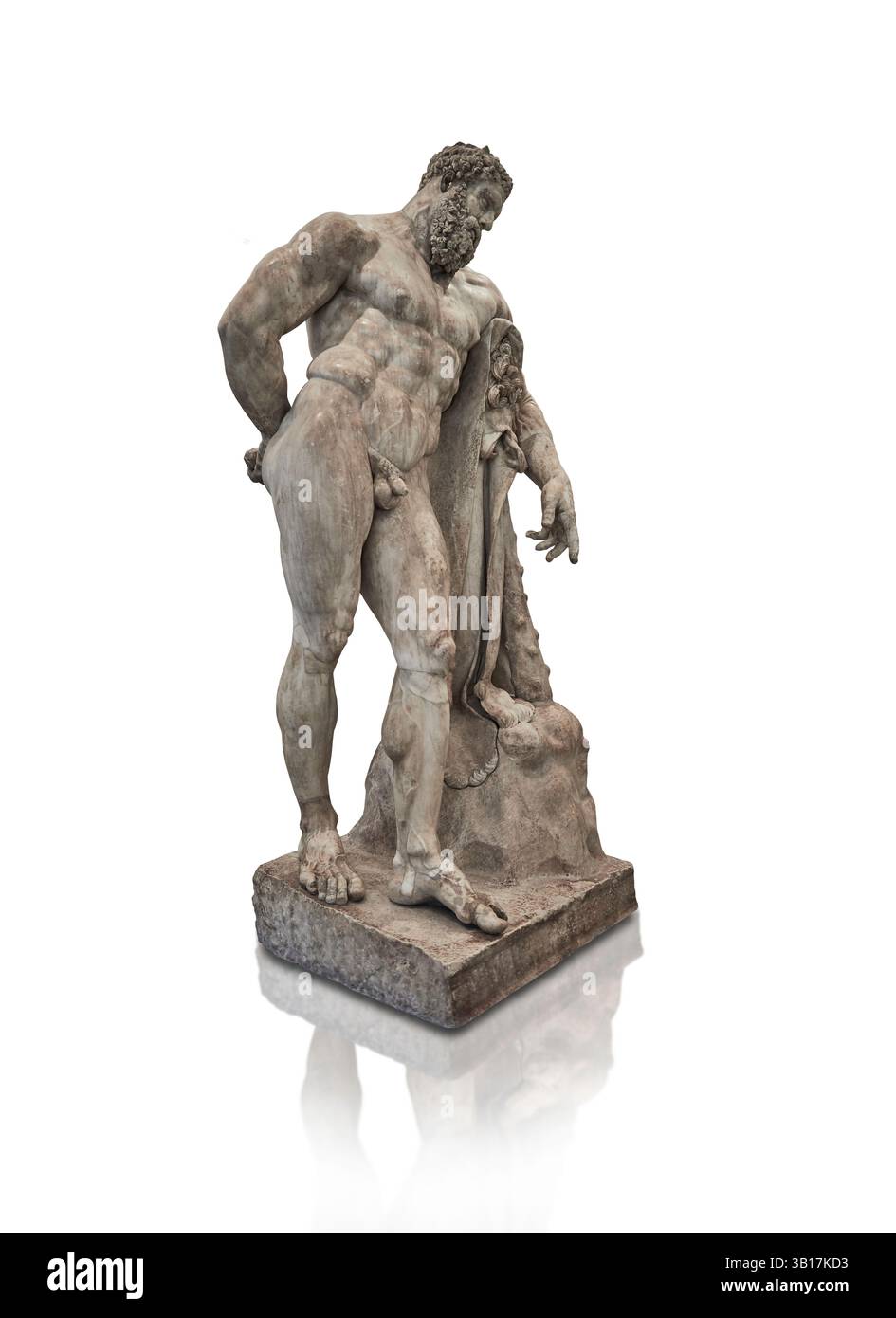 Roman statue of Hercules standing from the Baths of Caracalla, Rome ...