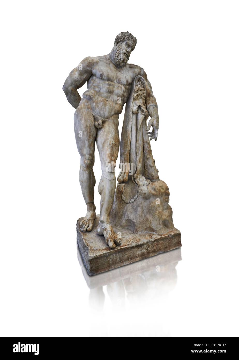 Roman statue of Hercules standing from the Baths of Caracalla, Rome ...