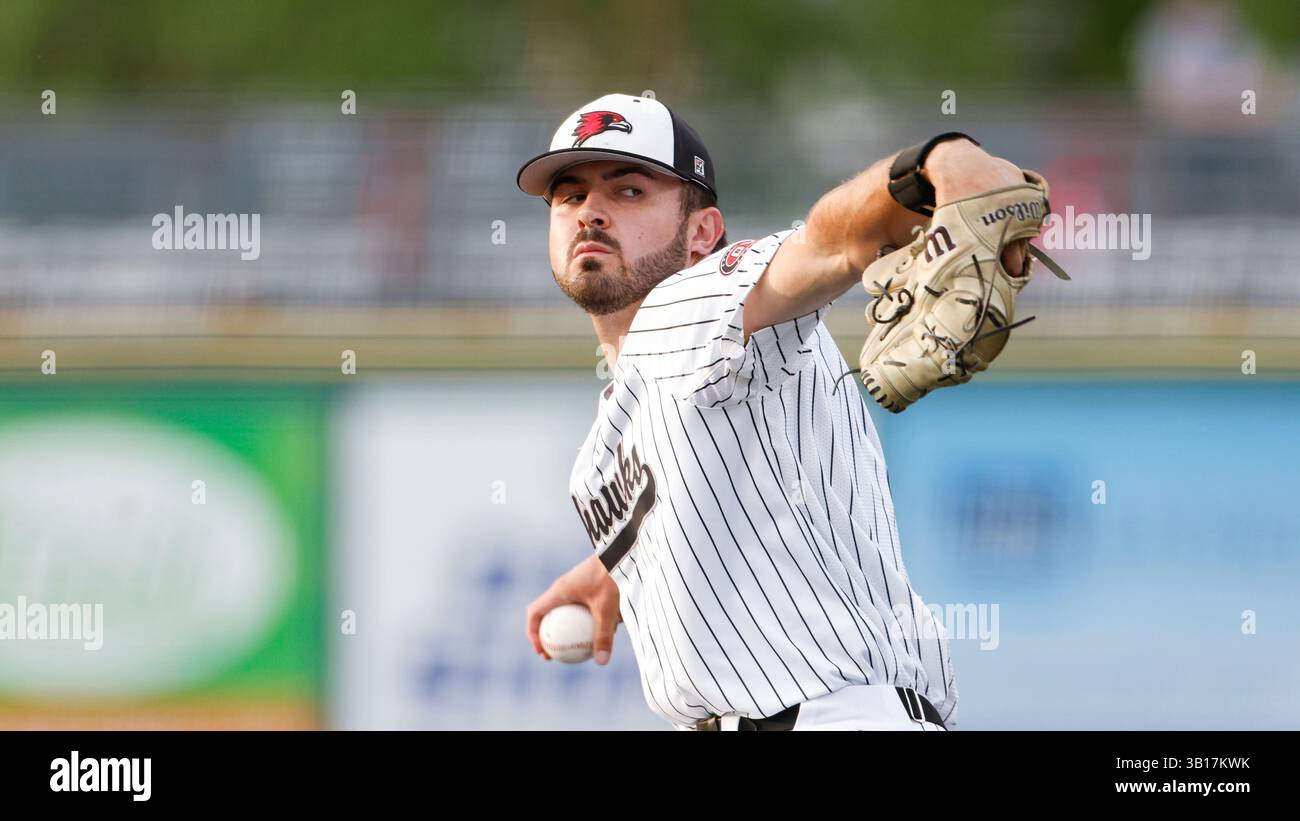 Southeast Missouri State pitcher Brian Strange (5) during an NCAA ...