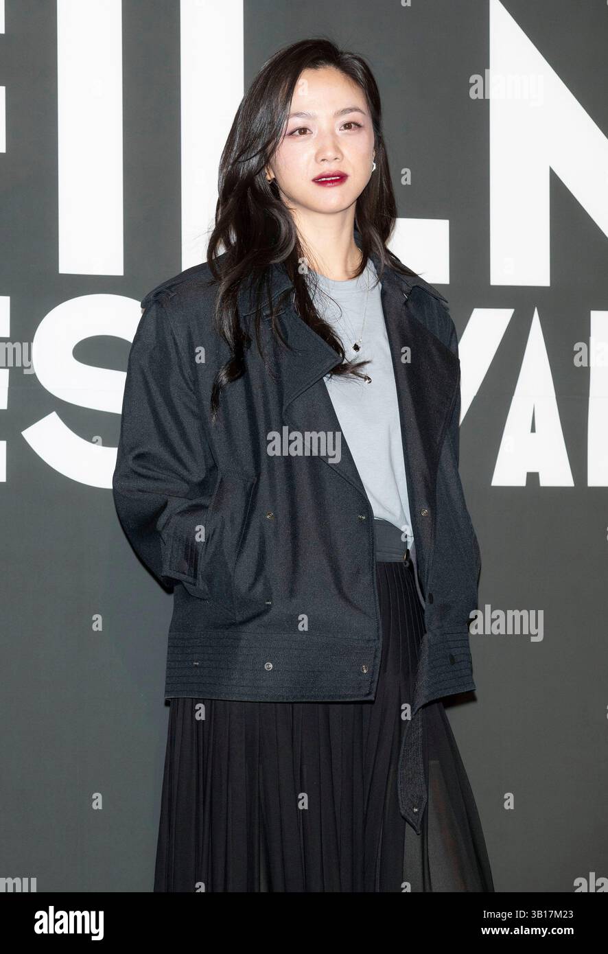 Seoul, South Korea. 25th Apr, 2025. Chinese actress Tang Wei, arrives ...