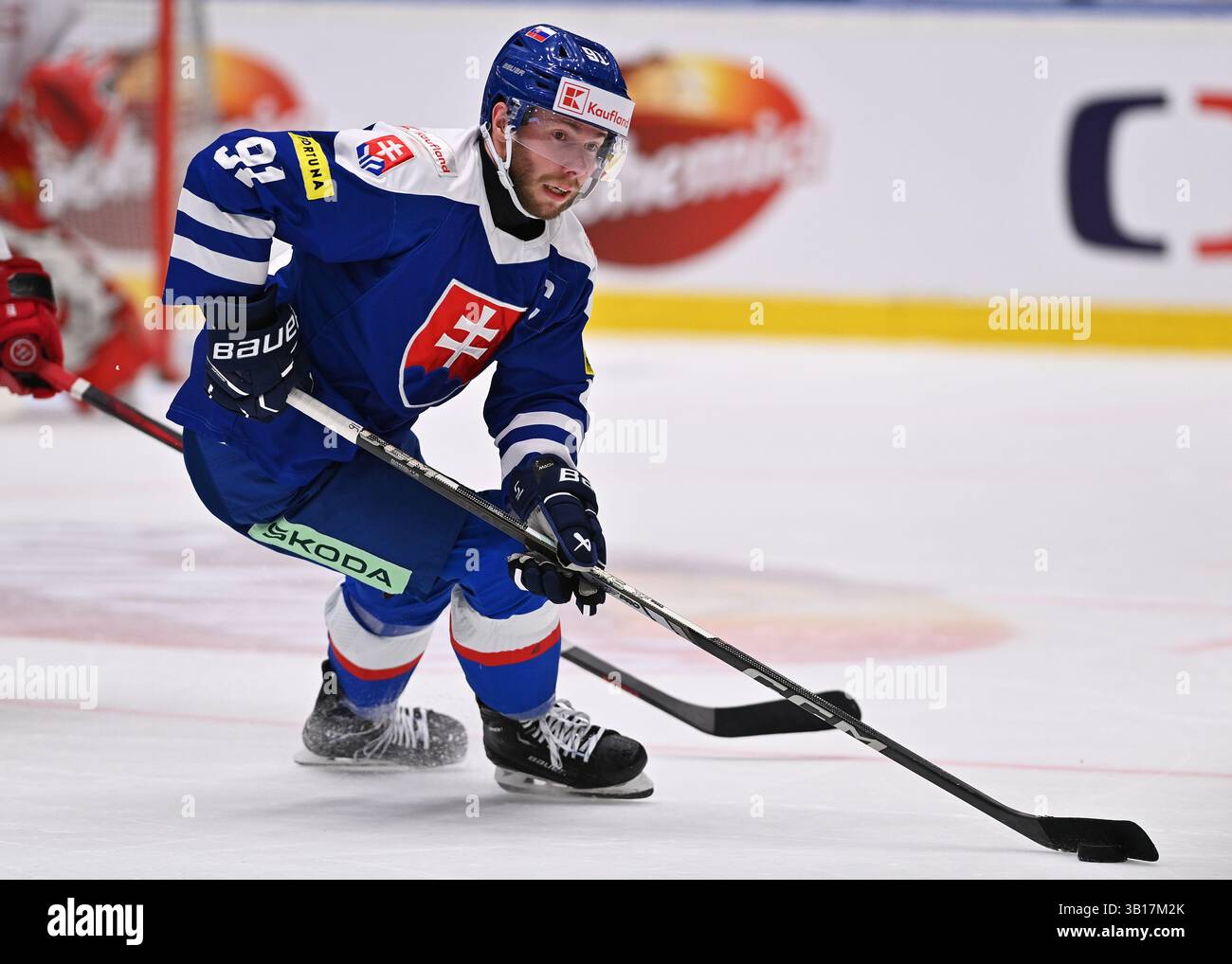 Ostrava, Czech Republic. 25th Apr, 2025. Matus Sukel of Slovakia in ...