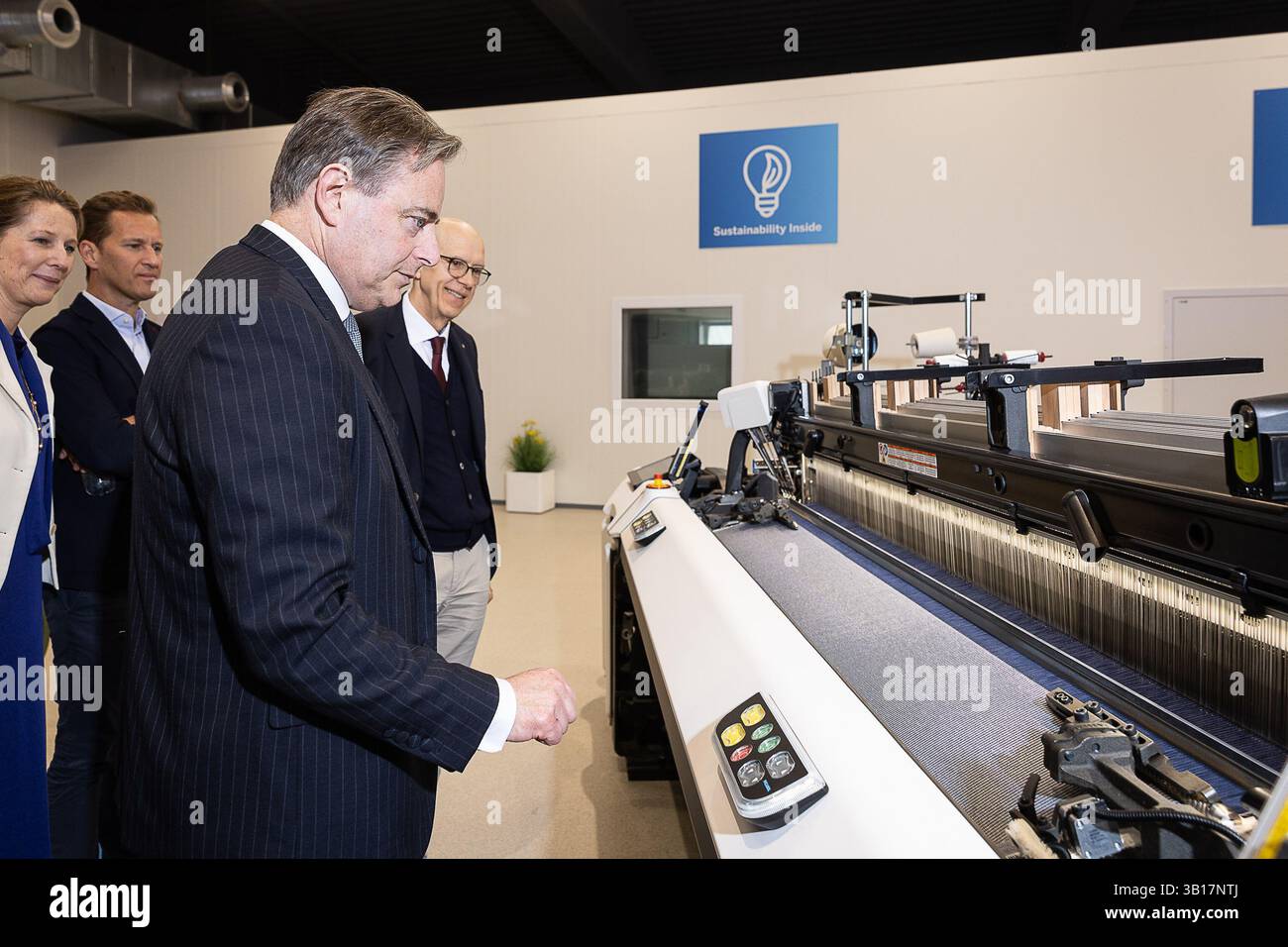 Ieper, Belgium. 25th Apr, 2025. Prime Minister Bart De Wever and ...