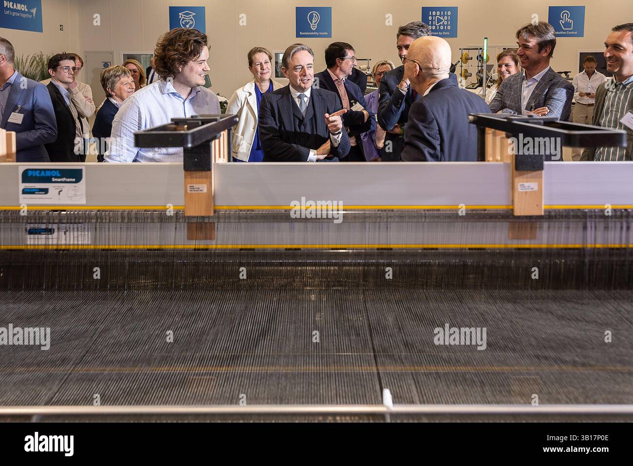 Ieper, Belgium. 25th Apr, 2025. Prime Minister Bart De Wever and ...