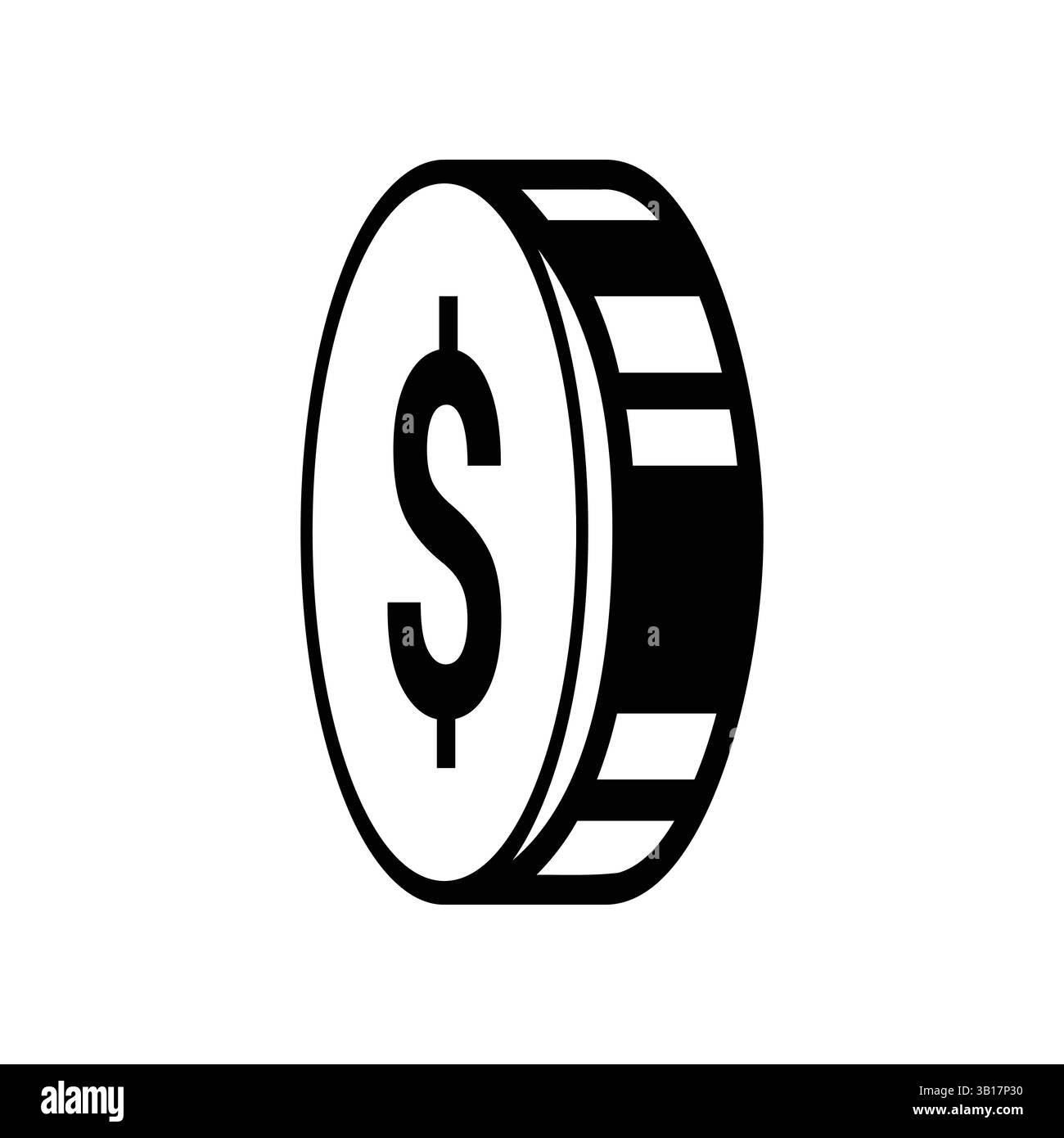 dollar coin icon vector template illustration design Stock Vector Image ...