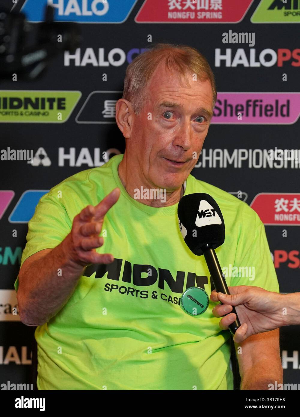 Sheffield, UK. 25th Apr, 2025. Brian Nicholls winner of the £25,000 ...