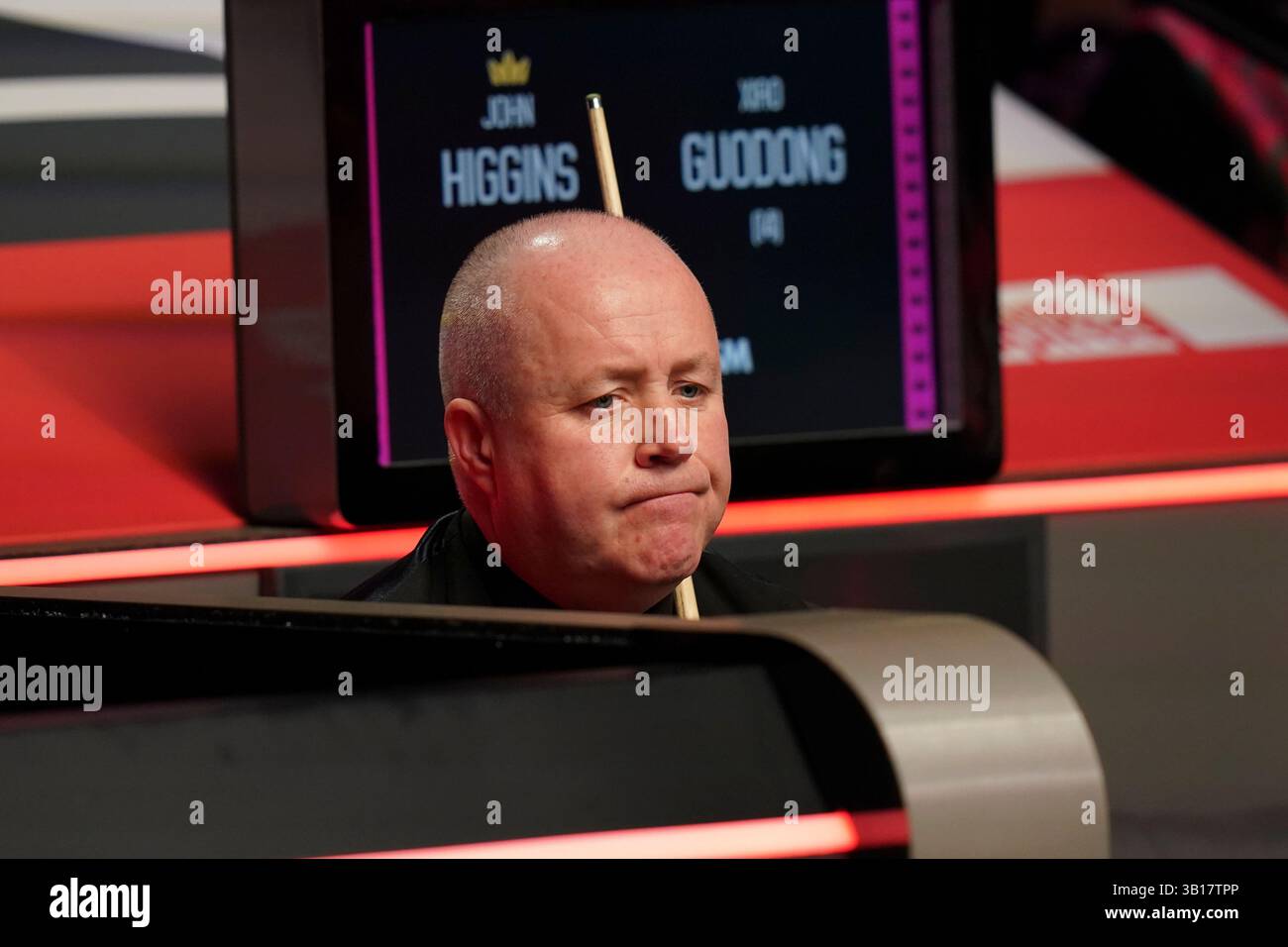 Sheffield, UK. 25th Apr, 2025. John Higgins of Scotland during the 2025 ...