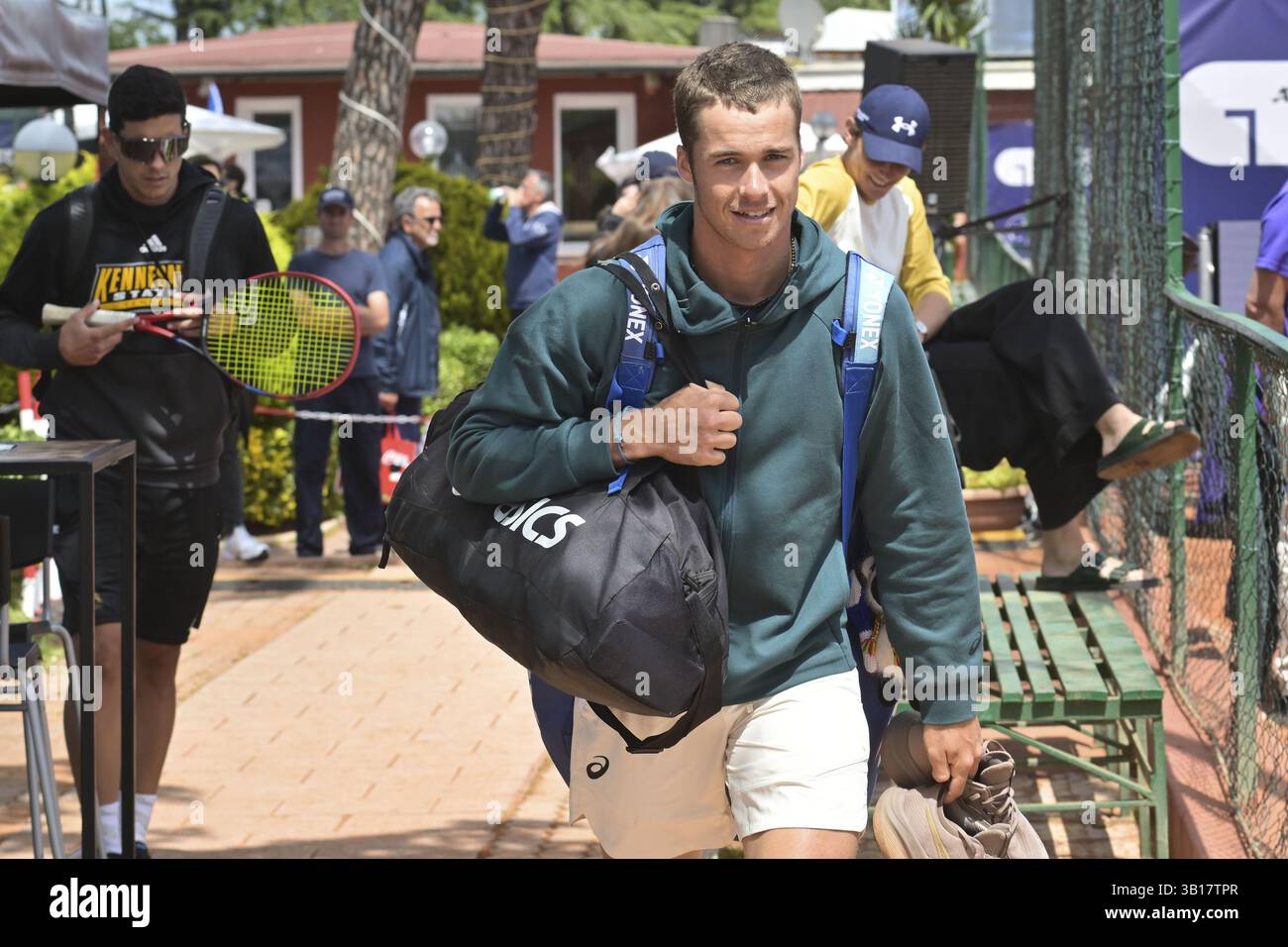 Rome, Italy. 25th Apr, 2025. Vilius Gaubas (LTU) before the semi-final ...