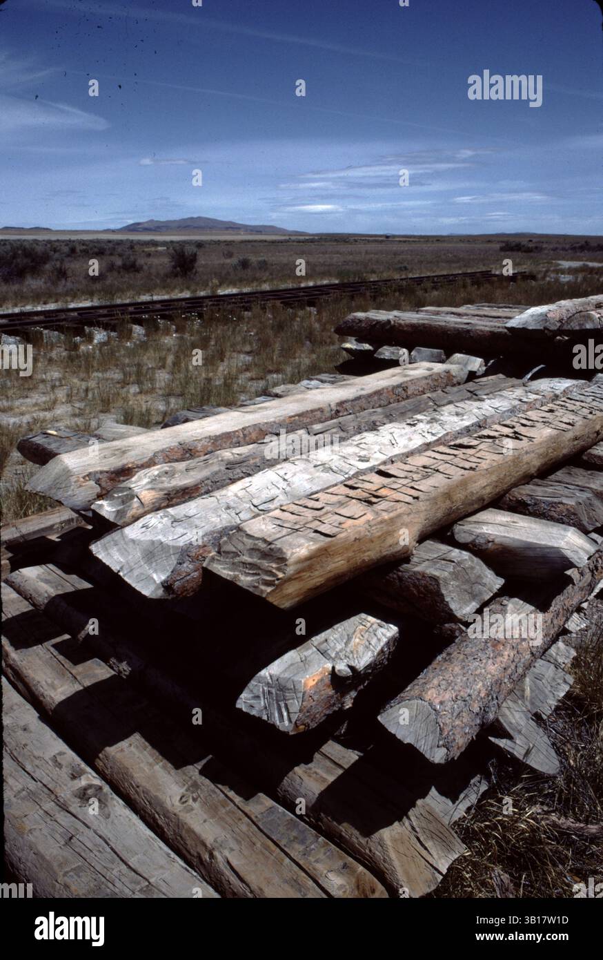 The Promontory Summit in Utah was the site of the Golden Spike ceremony ...